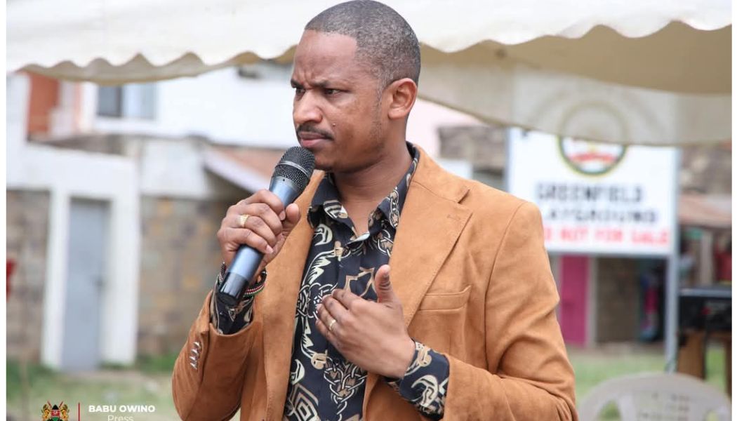 Of all the issues affecting Nairobi; Babu Owino goes after Sakaja for ...