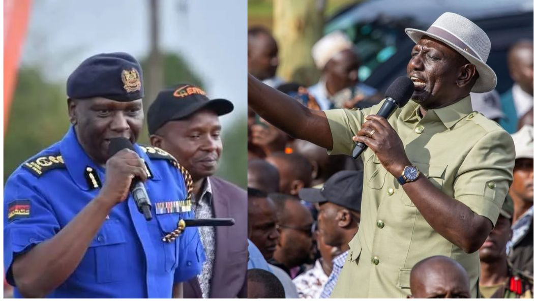 Am not on a political campaign; Ruto on IG Kanja presence in his Mt ...