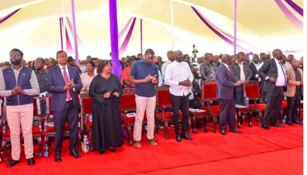 Senator Sifuna joins Gachagua, other leaders at a burial in Murang'a ...